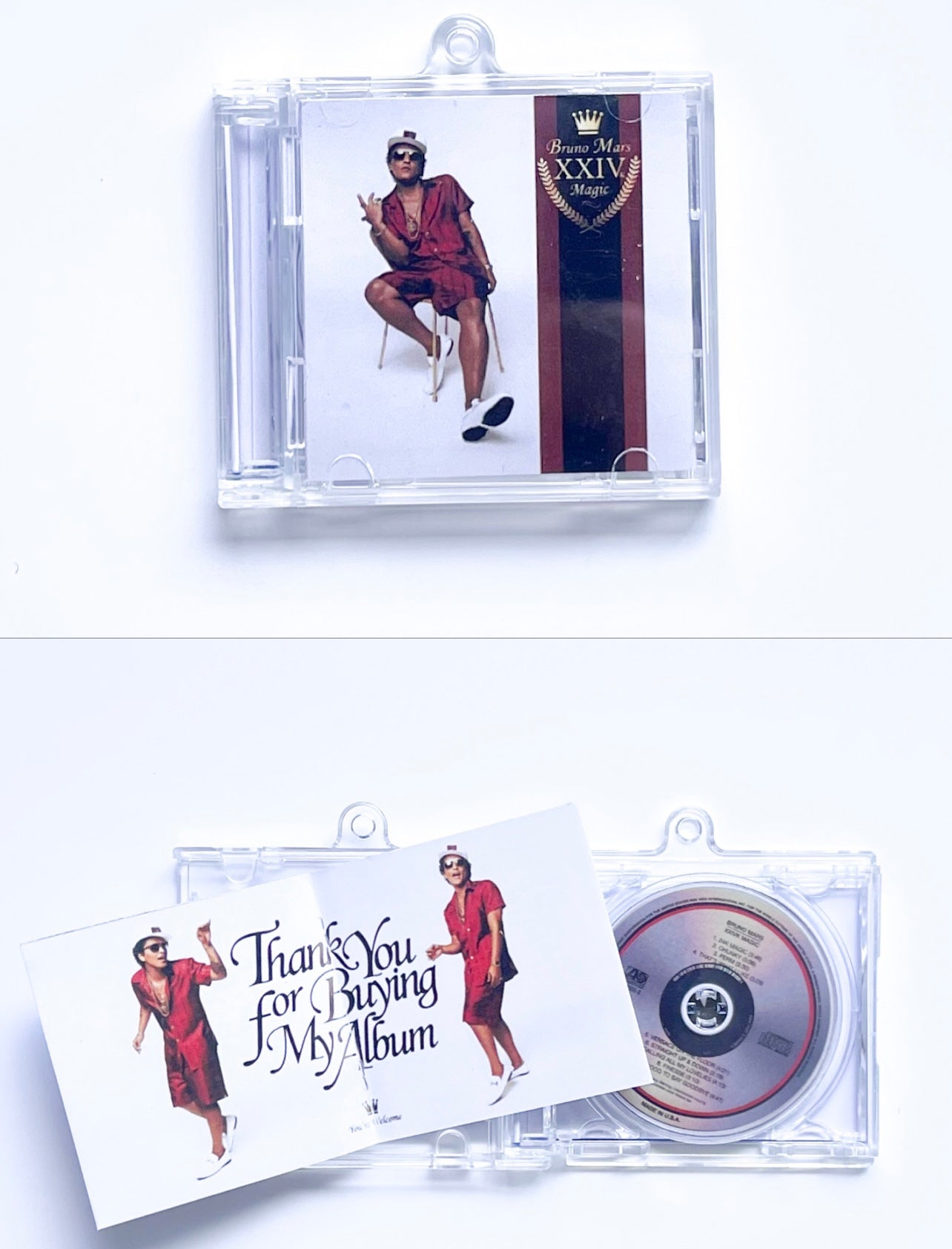 NFC FAN MADE KEYCHAIN - BRUNO MARS – HS STUDIO